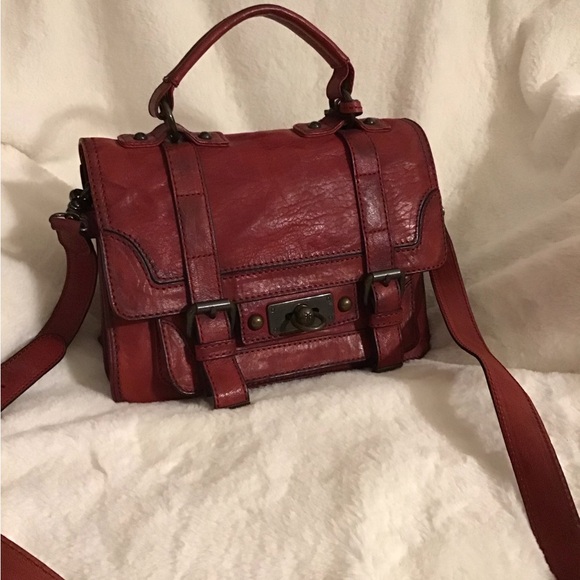 Frye | Bags | Frye Burnt Red Cameron Small Leather Satchel Crossbody ...